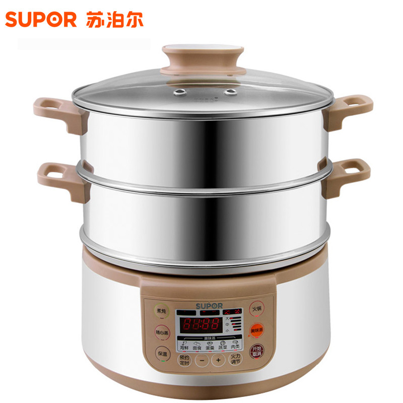 苏泊尔(supor)电蒸锅zn28yc808 130 10l 多用途锅 三层 苏泊尔 Supor 多用途锅zn28yc808 130【价格