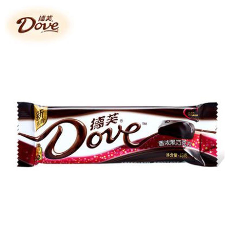 【德芙(DOVE)系列】德芙黑巧克力43g图片,高清实拍图—苏宁易购